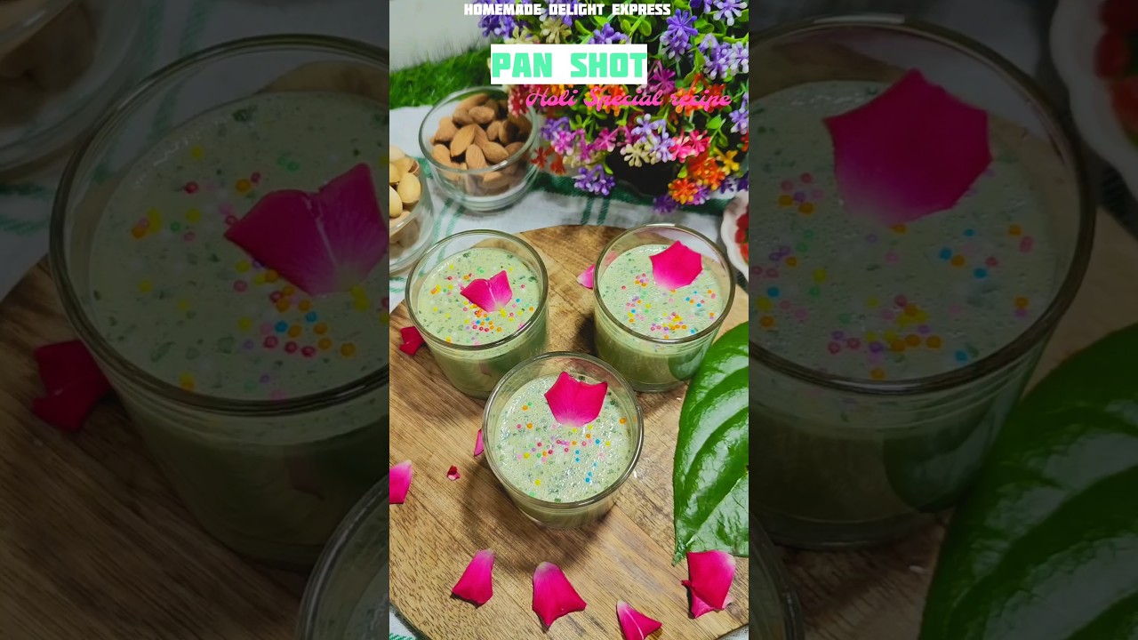 Holi special Pan Shot #recipe #shorts #easyrecipe #youtubeshorts # ...