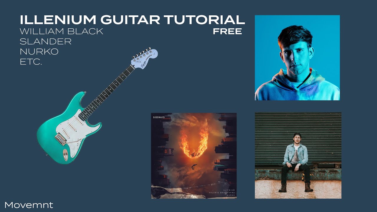 ILLENIUM Guitar Tutorial (free vsts) | Illenium, Nurko - Sideways ...