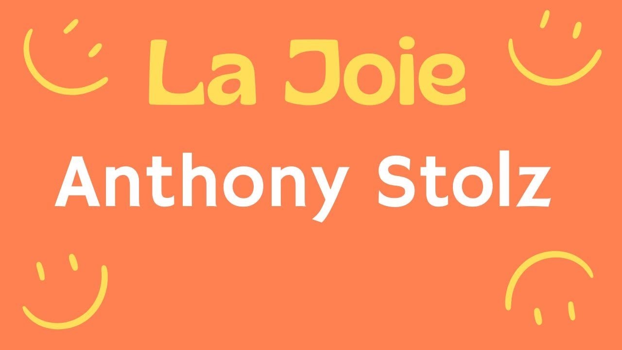 Poésie "La Joie" d'Anthony Stolz - YouTube