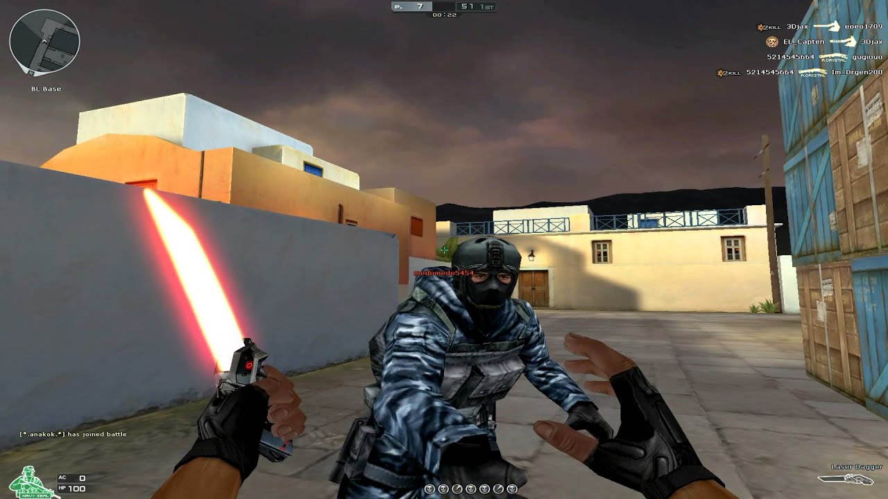 CrossFire - (Kurzes) Laser Dagger Gameplay - YouTube