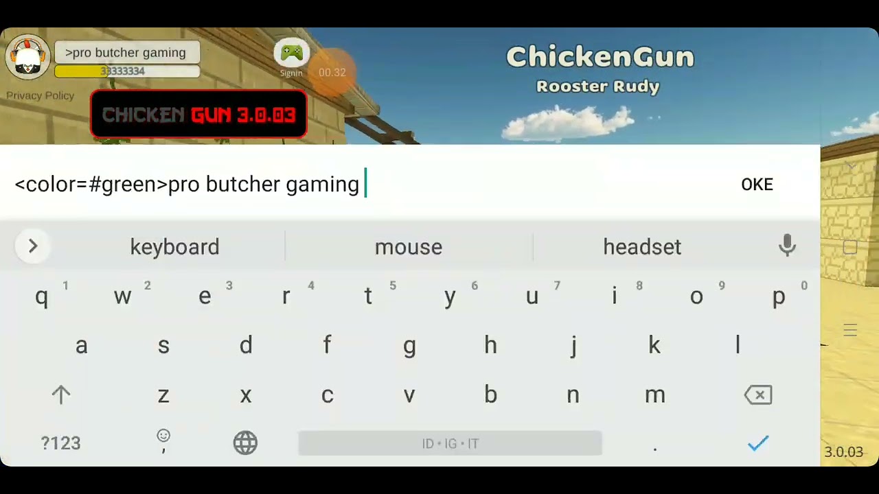 chicken gun MOD menu 3.0.03 apk - YouTube