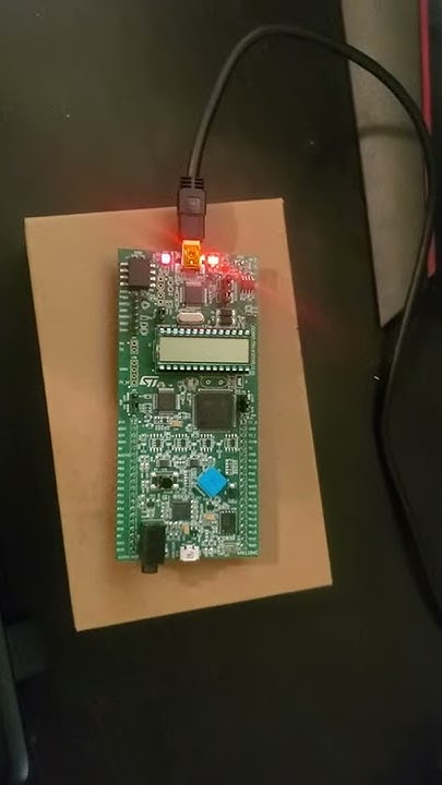 STM32L476VG controlling LEDs with user push button - YouTube
