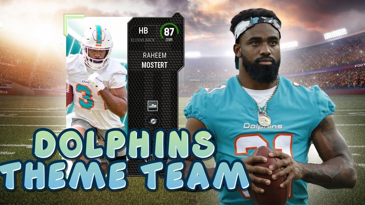 Miami Dolphins Theme Team Gameplay! Full Lineup+ Abilities Breakdown ...