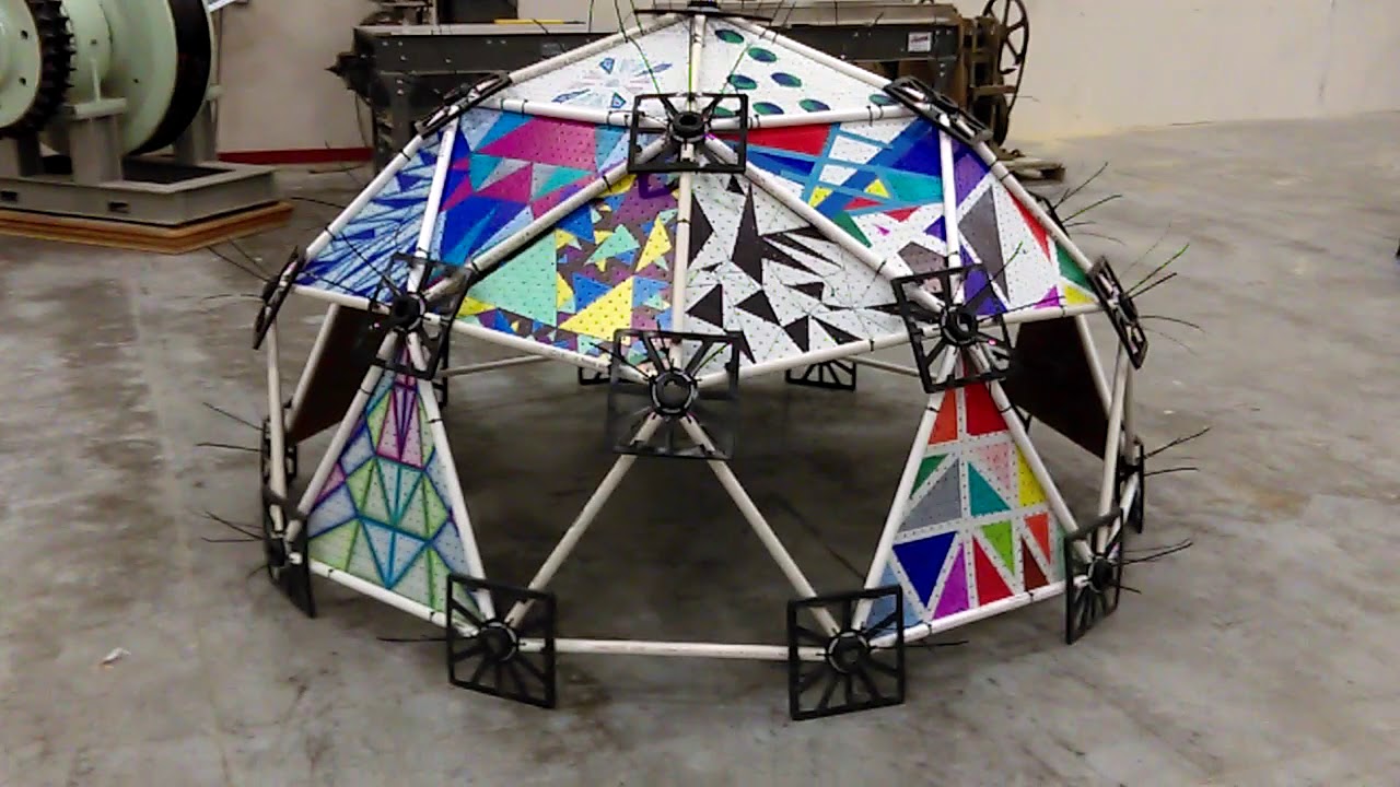 Geodesic Dome. 3D Mural. - YouTube