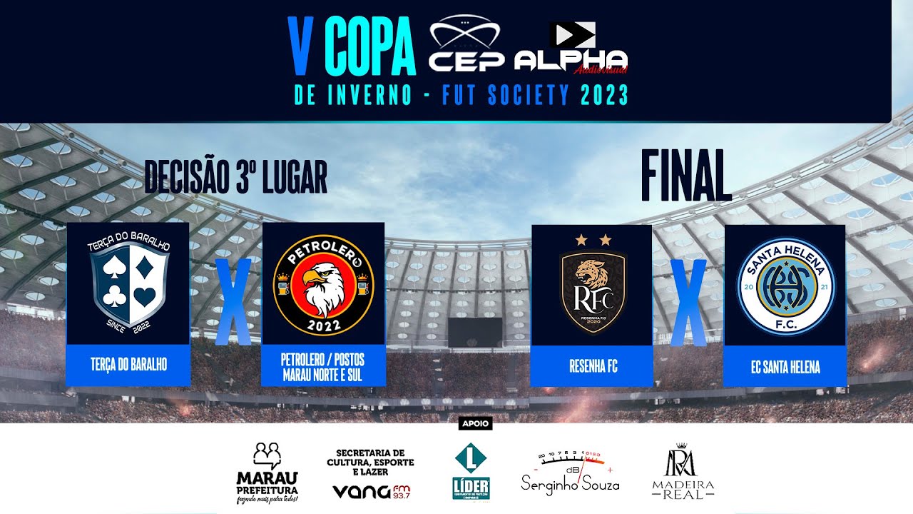 FINAIS V COPA CEP/ALPHA DE INVERNO 2023 - YouTube