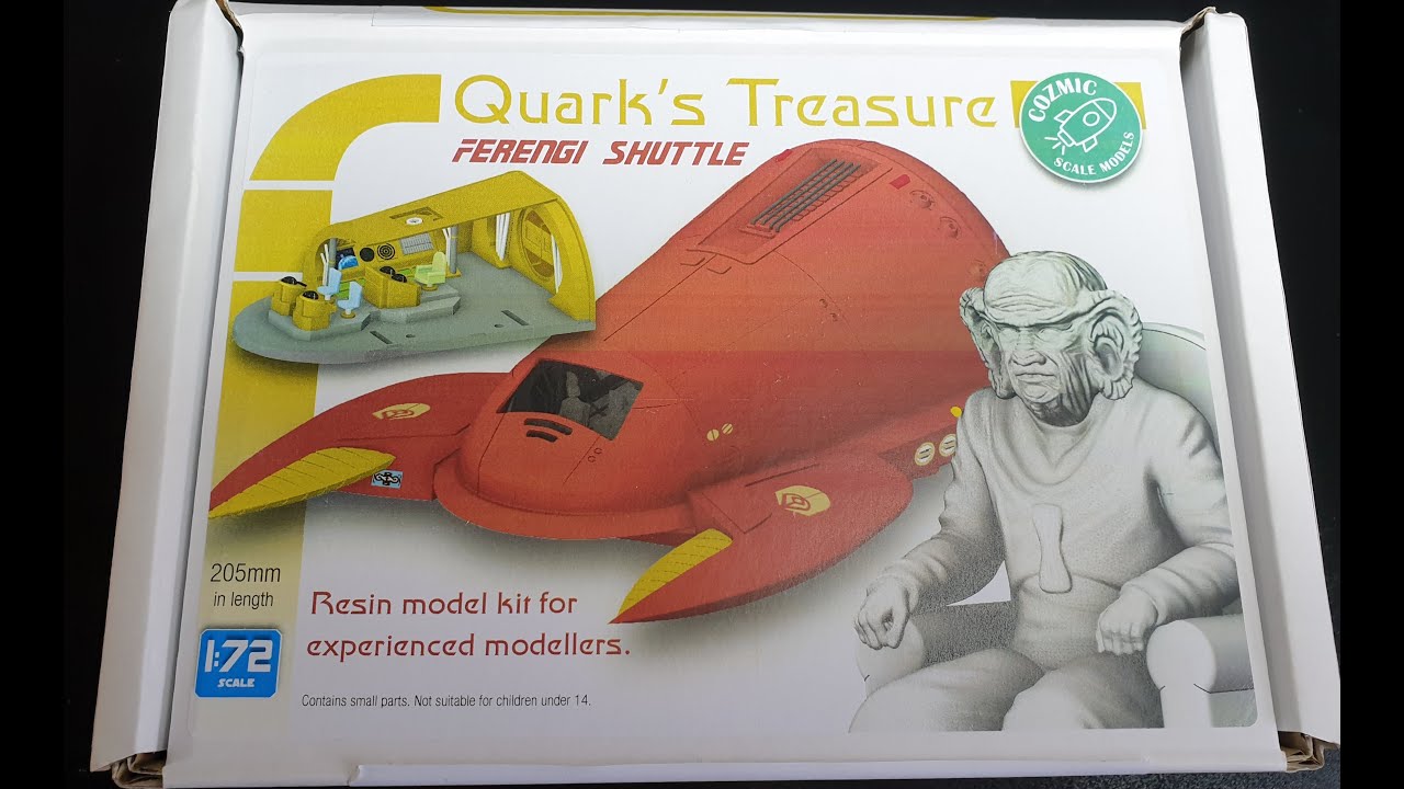 1/72 Quarks Treasure Open the Box #cozmicscalemodels - YouTube
