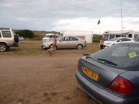 The Hula-Hoop Queen at Waxham Camp 2013 - YouTube