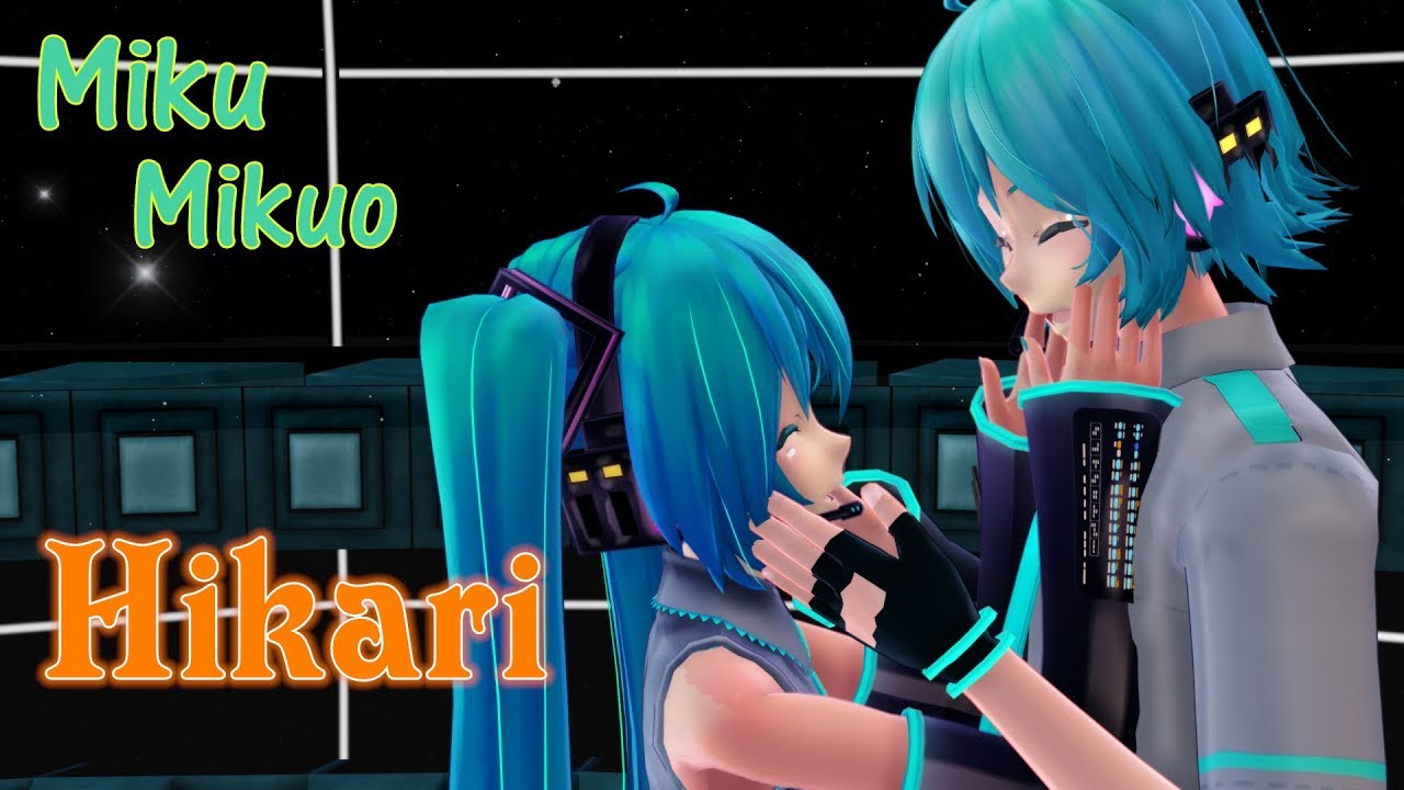 [MMD VOCALOID] Hikari(Light) (Miku,Mikuo) - YouTube