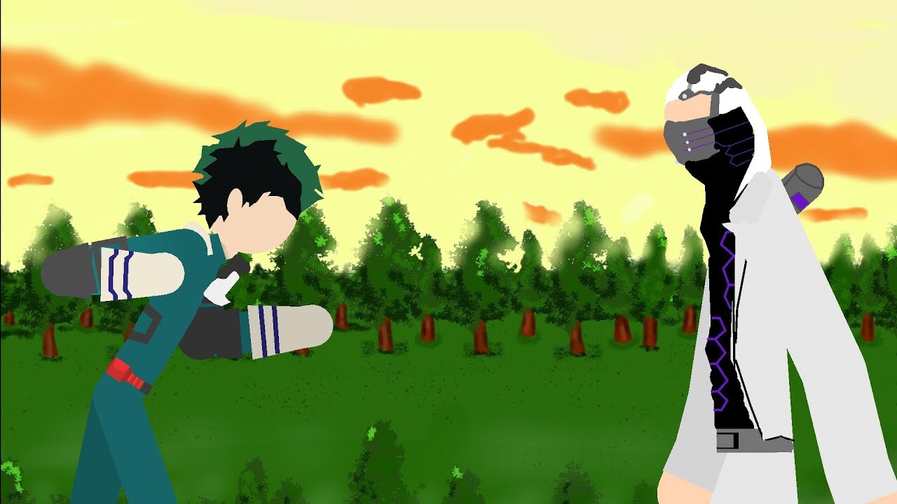 DEKU Vs NINE Stick fight! - YouTube