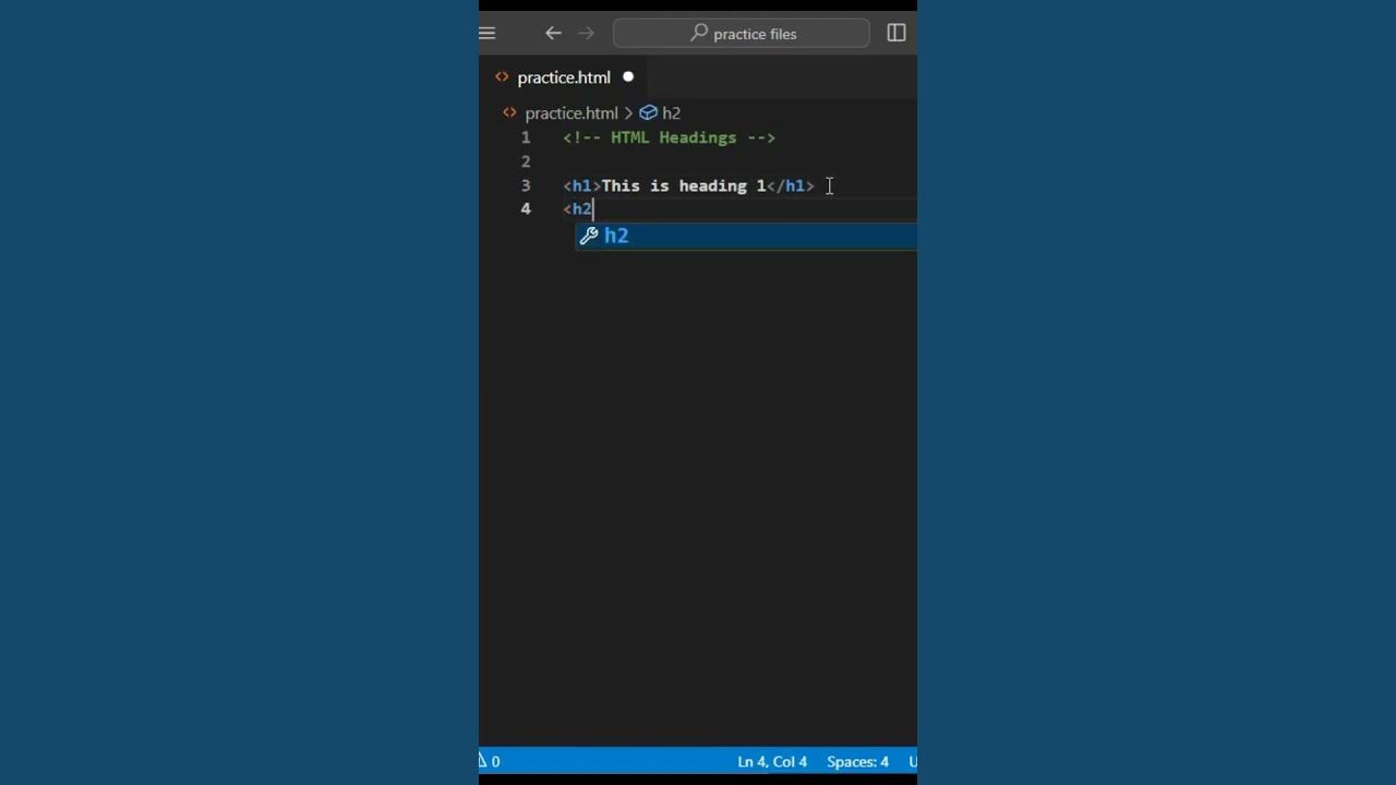 Html Heading Html Htmlcode Coding Code Webdevelopment Htmlcoding Youtube