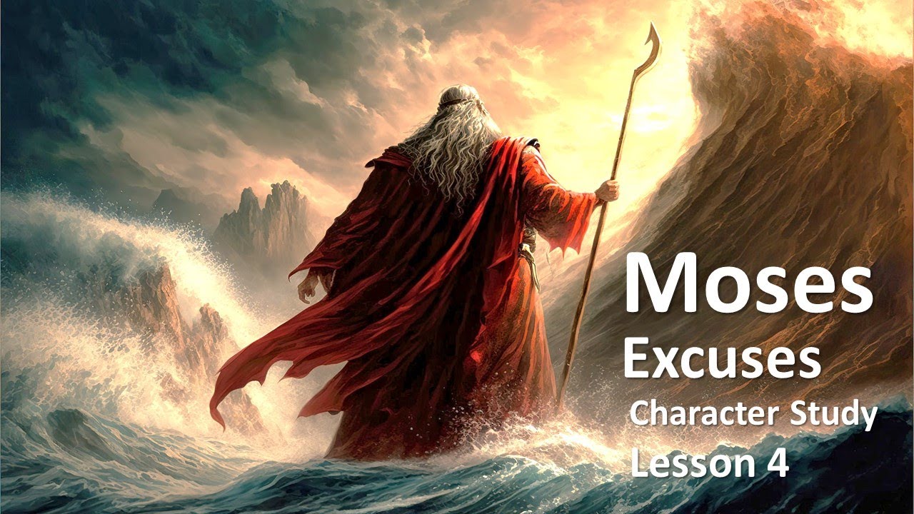 Moses- Character Study Lesson 4 | Moses excuses when meeting God - YouTube