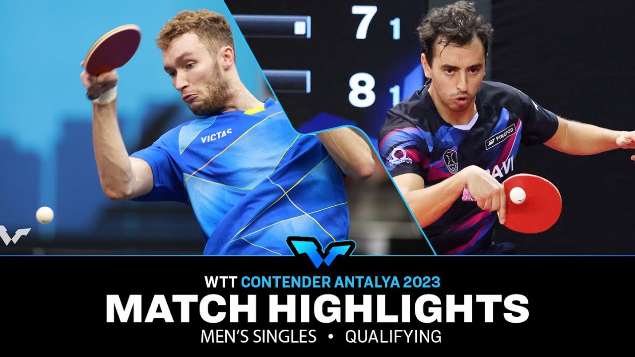 Vincent Picard vs Marcos Madrid | MS Qual | WTT Contender Antalya 2023 ...