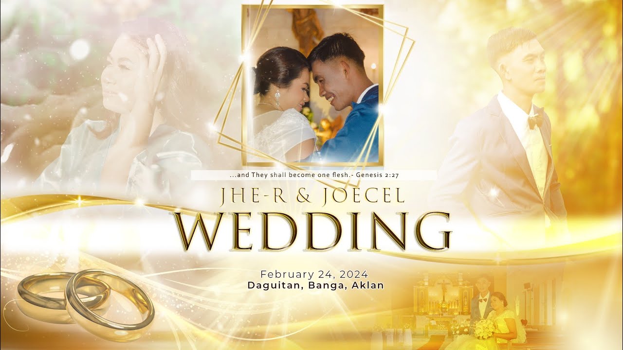 JHE-R AND JOECEL WEDDING PROGRAM - YouTube