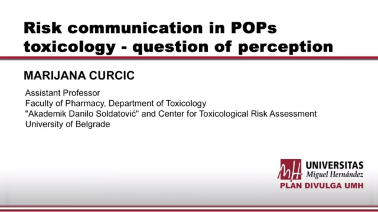 Risk communication in POPs toxicology - question of perception - YouTube