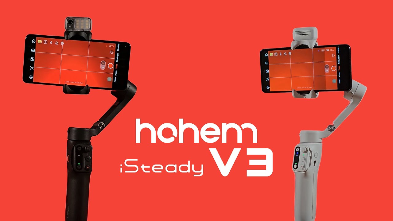 Hohem V3 gimbal cho máy ảnh với cảm biến AI Tracking - Công Nghệ Shop