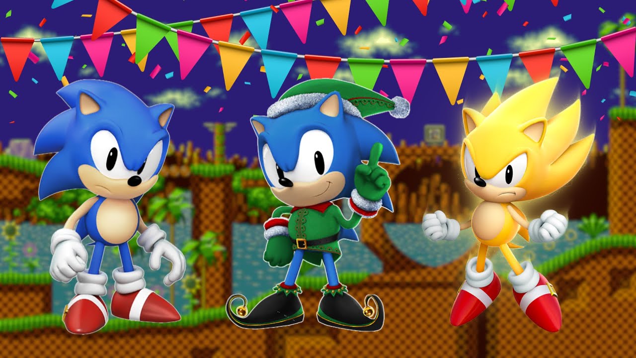 Maxed Lv.16 Elf Classic Sonic & Party of Classic Sonics SFSB - YouTube