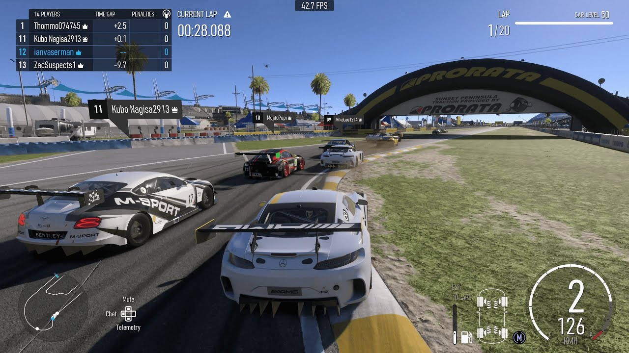 Outstanding Battle for First Place at Sunset Peninsula Raceway : Forza ...