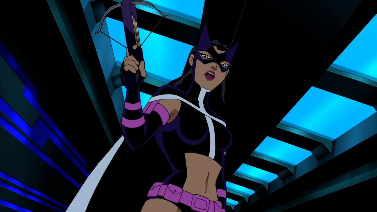 Huntress - All Fights from Justice League Unlimited - YouTube