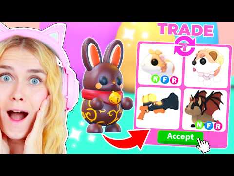 Trading DARK CHOCCYBUNNIES In Adopt Me!