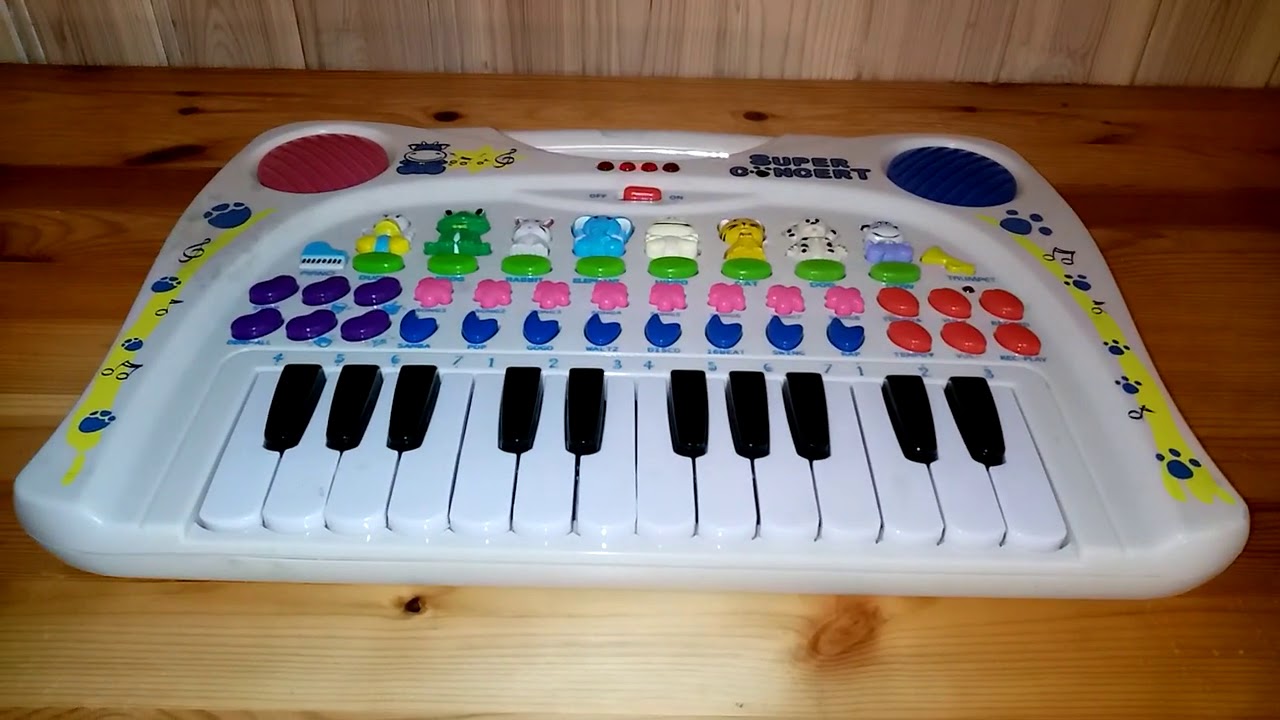 Leksaks keyboard - YouTube