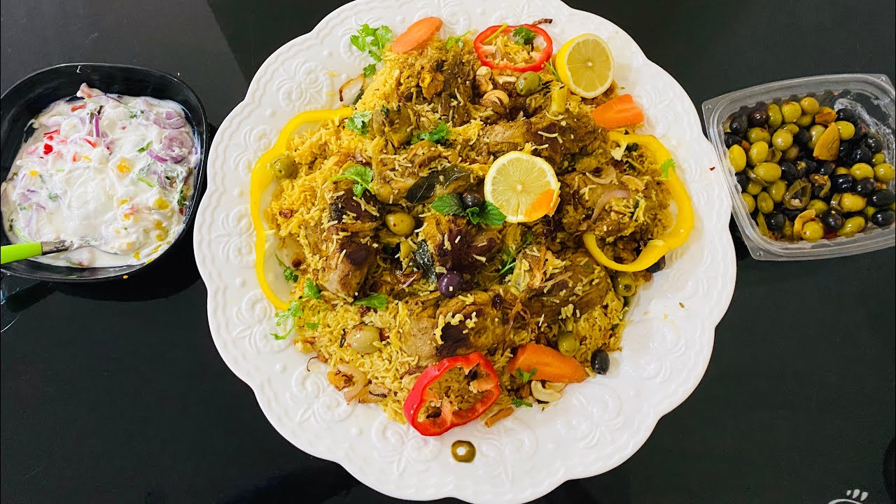 Best Arabic Traditional Kabsa Rice/ഒരു അടിപൊളി കബ്സ റൈസ്/mutton kabsa ...