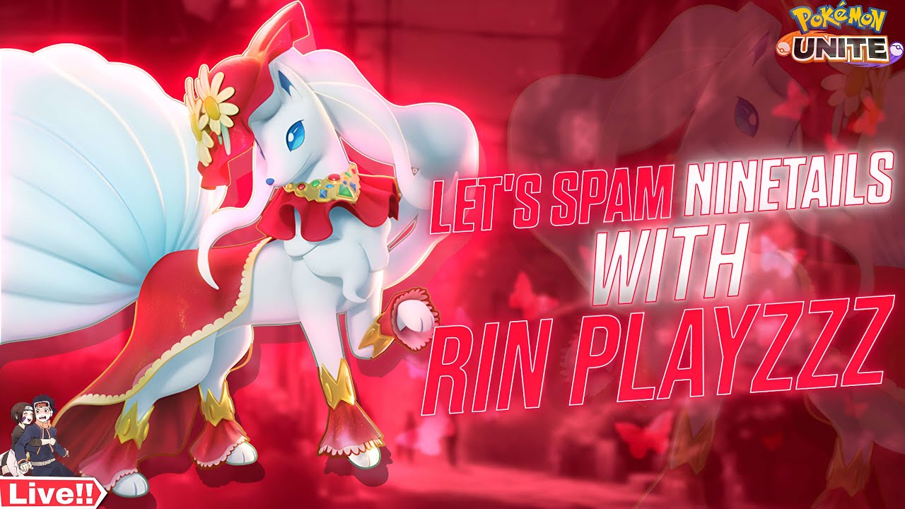 Ninetails spam DAY-2 ? | 🔴 Pokemon Unite Live | Rin Playzzz🌸 - YouTube