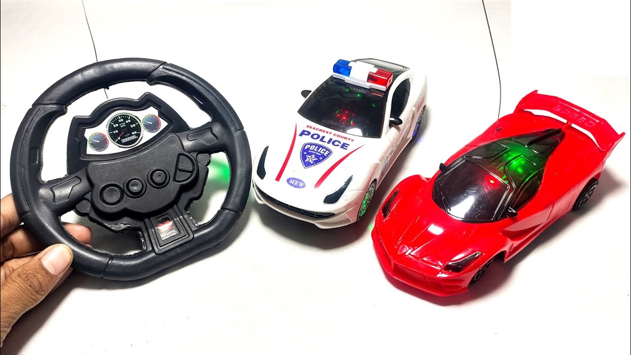 remote control police car & Remote control rc car Unboxing | 3d light ...