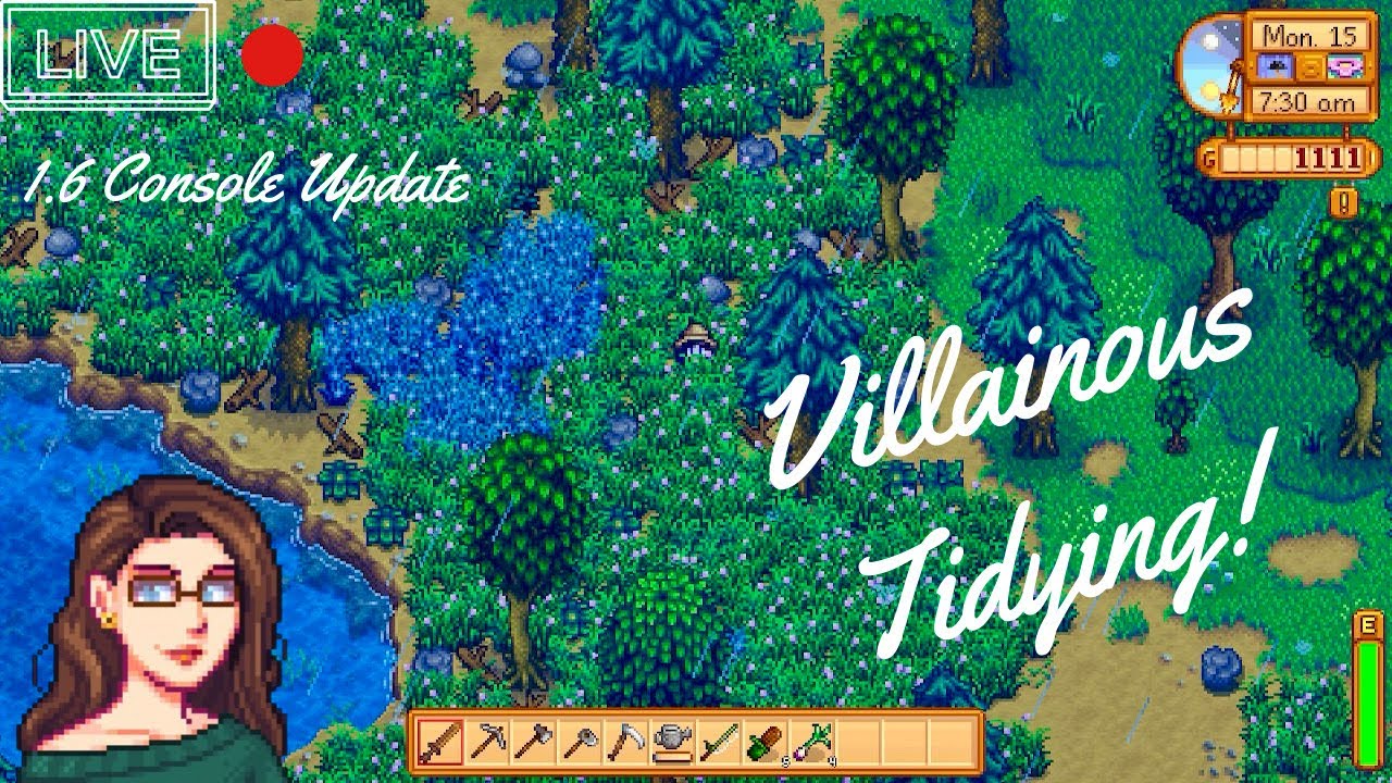 Even Villains Need Tidy Farms | Stardew Valley 1.6 Stream #3 - YouTube