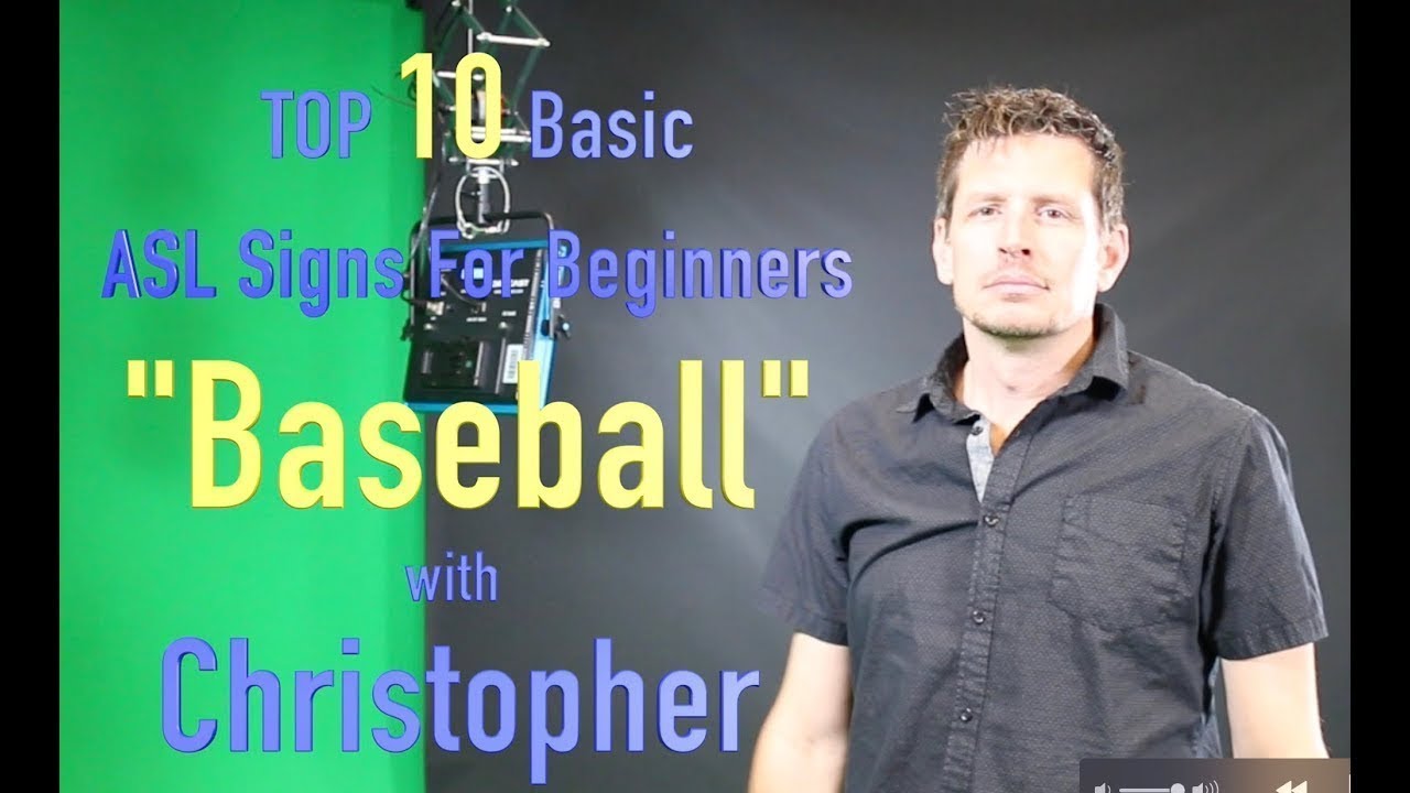 Baseball ASL Vocabulary - Go Brewers! - YouTube