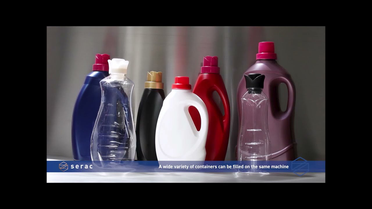 Viscous/ Foamy Detergent Filler & Capper - YouTube