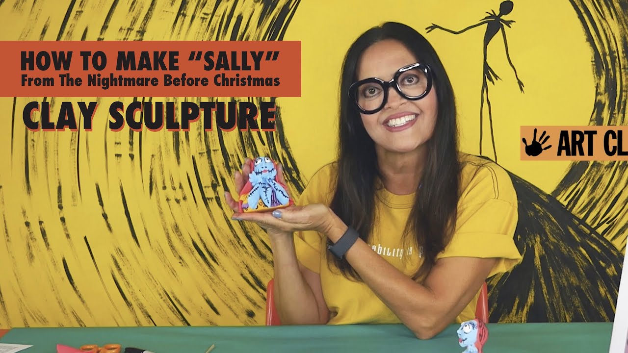 How to make a "SALLY" of The Nightmare Before Christmas CLAY SCULPTURE ...