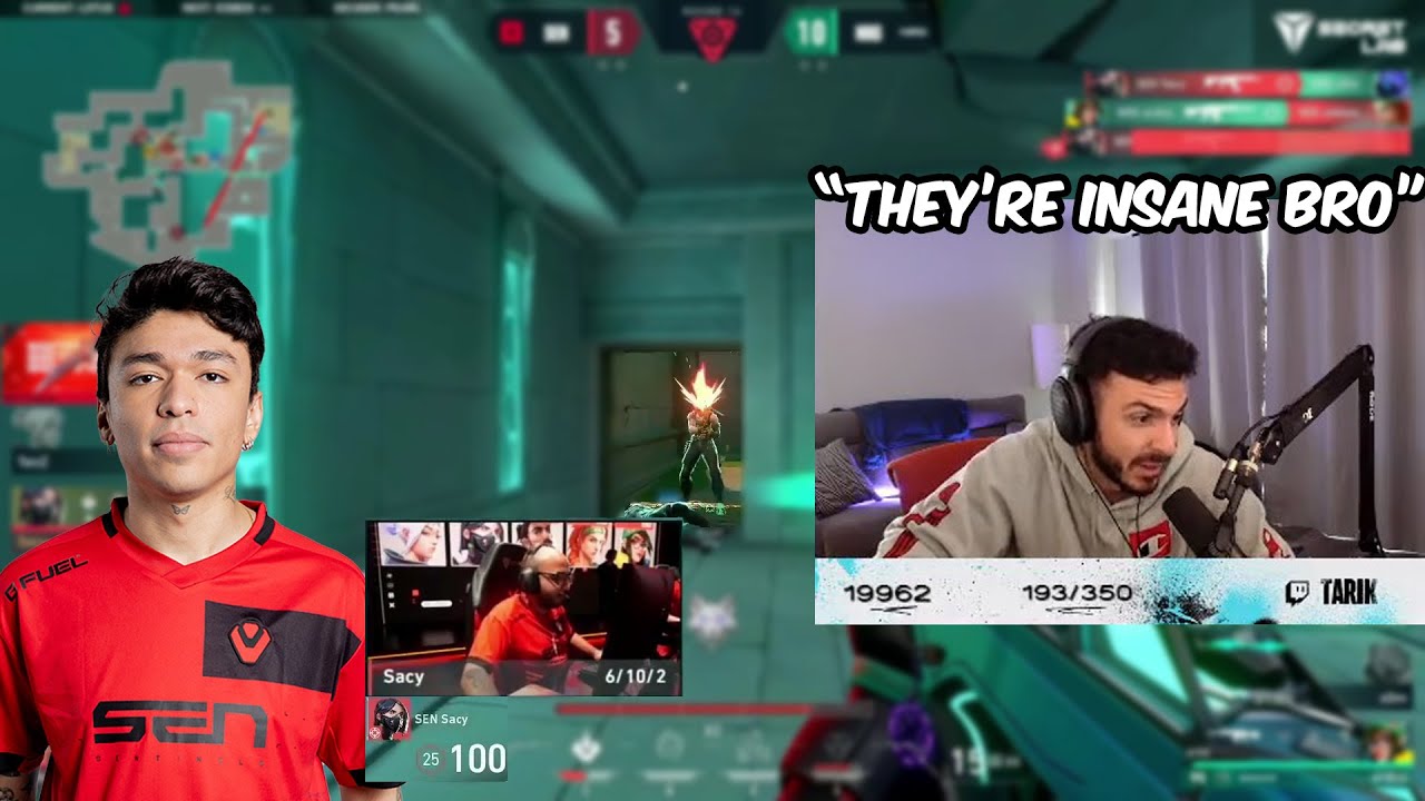 Sen Tarik Reacts To The Brazilian Duo Carrying Sentinels Against NRG ...