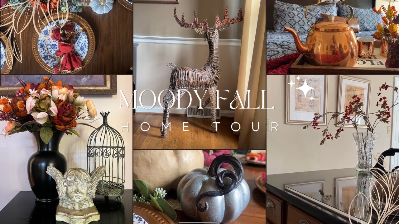 🍁 Fall Home Tour | Moody Fall Home Decor Inspiration 🍁 - YouTube
