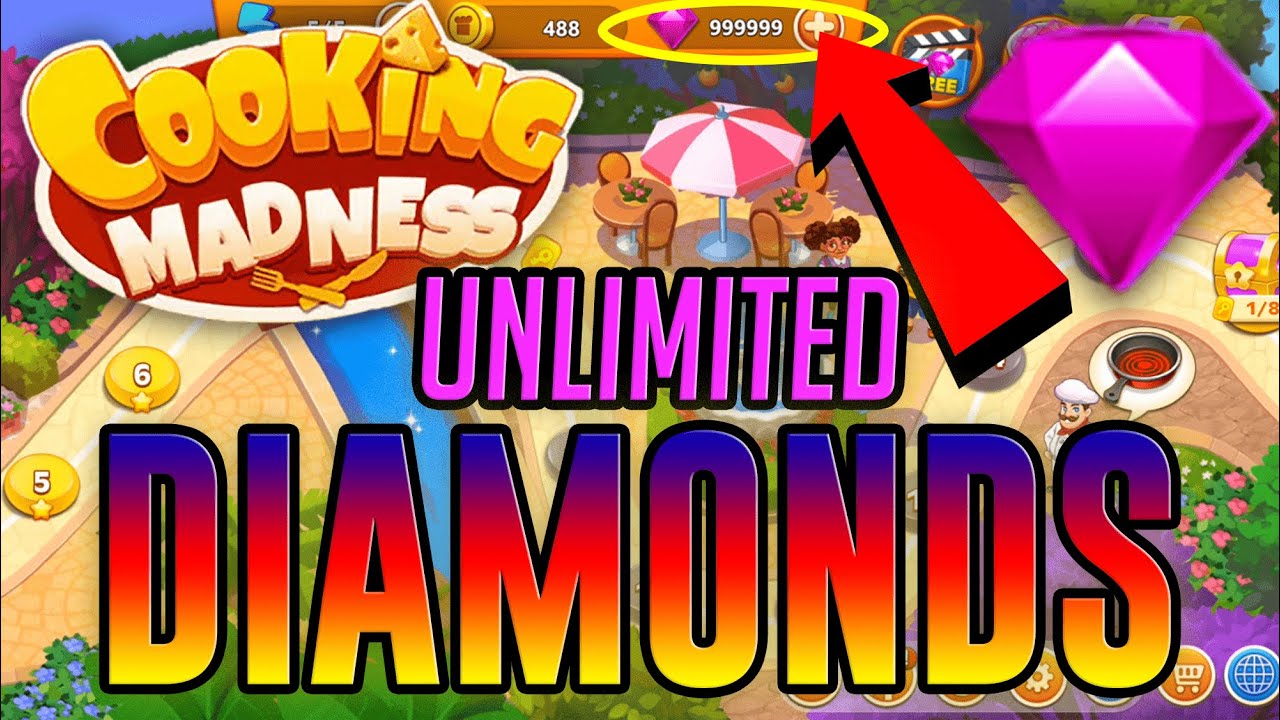 Cooking Madness Hack - Get Unlimited Free Diamonds! - YouTube