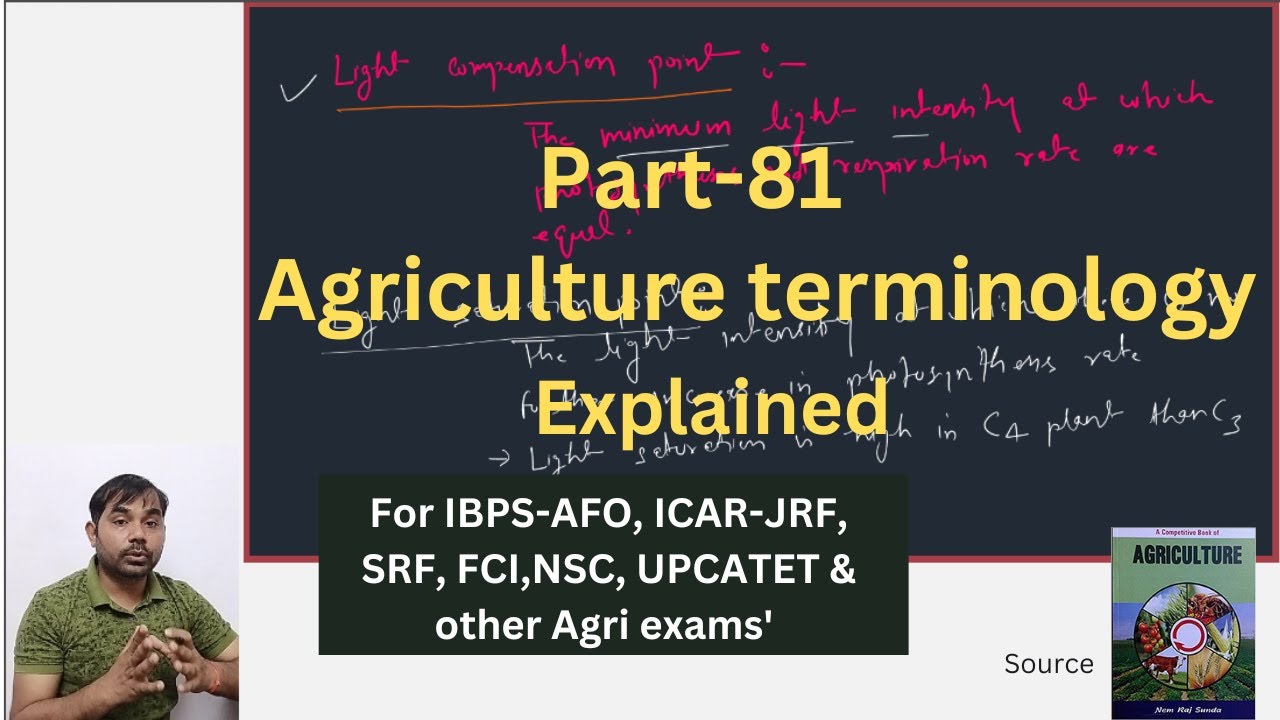 Part 81 Different Agriculture terminology || Explained || NemrajBook ...
