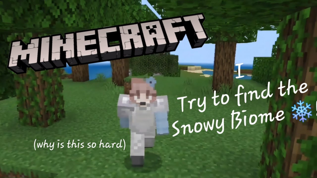Minecraft | Farming Add-On | Trying to Find The Biome of Snow - YouTube