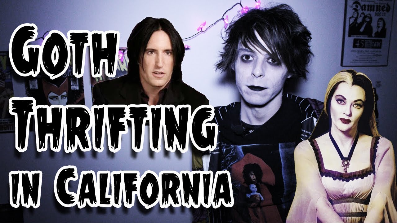 Goth Thrifting in California (Plus Vinyl Restoration) - GothCast - YouTube