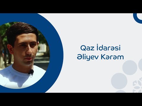DOST İş Mərkəzinin Qaz İdarəsində işlə təmin etdiyi Kərəm Əliyev