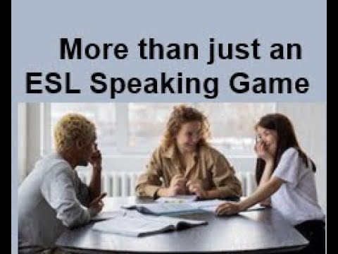 ESL Speaking/Listening “Game.” (Actually, more than just a game.) - YouTube