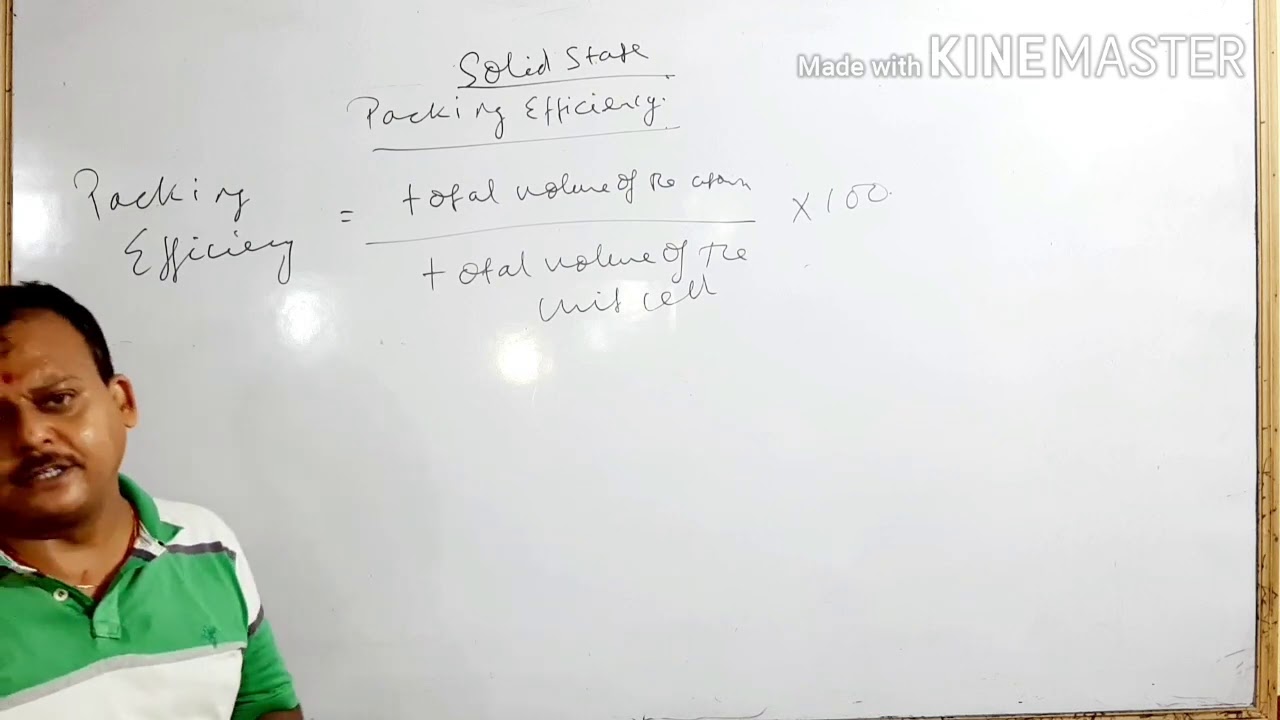 Solid state packing efficiency - YouTube