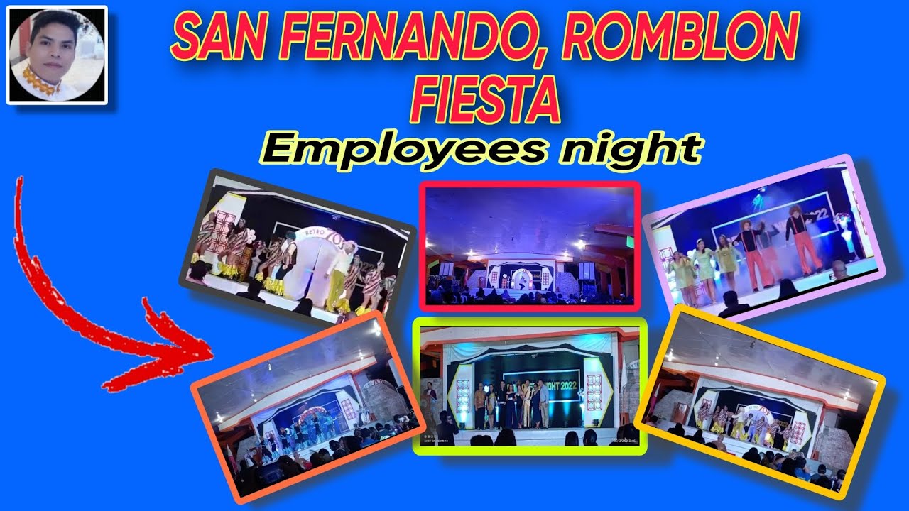 SAN FERNANDO, ROMBLON FIESTA 2022- Employees Night Competition - YouTube
