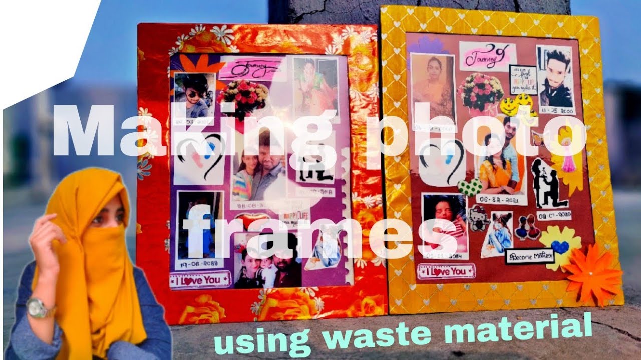 Handmade photo frames 😍| gift for him/her |#viral #diy #craft #handmade ...