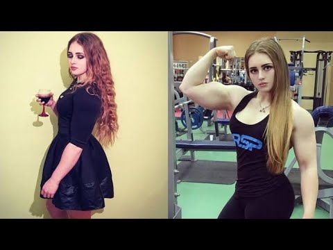 muscular barbie transformation julia vins #juliavins #bodybuilding # ...