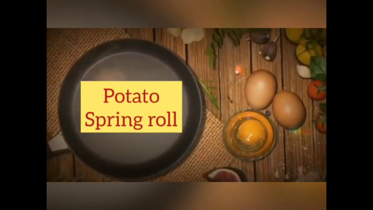 Potato spring Roll/Mini Potato Spring Roll/healthy snacks by my Foodies ...