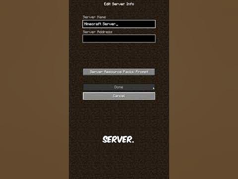 How to Join Minecraft Servers on Java Edition #shorts - YouTube