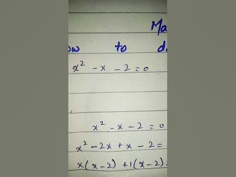 #mathematics #How to solve factorization in easy way #trick #simple ...