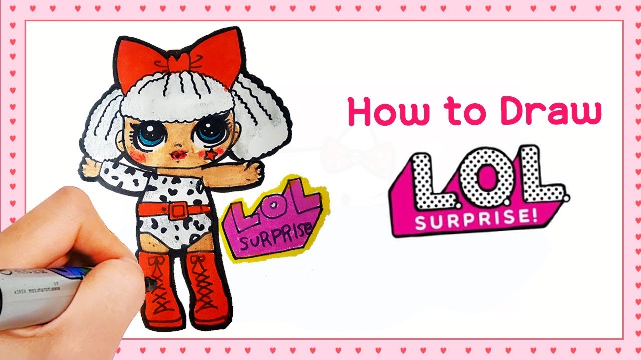 How to draw LOL Surprise Diva ★LOL 서프라이즈돌 ★Easy Drawing - YouTube