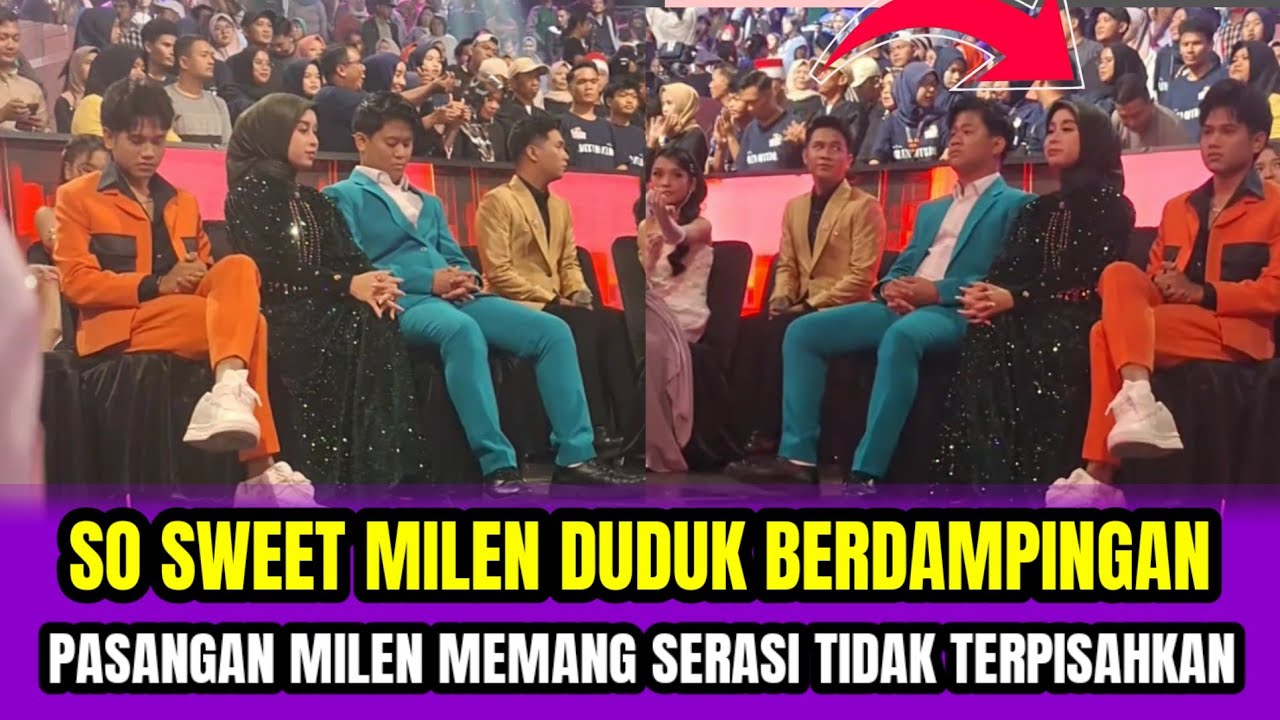 SO SWEET MILEN DUDUK BERDAMPINGAN PASANGAN MILEN MEMANG SERASI TIDAK ...