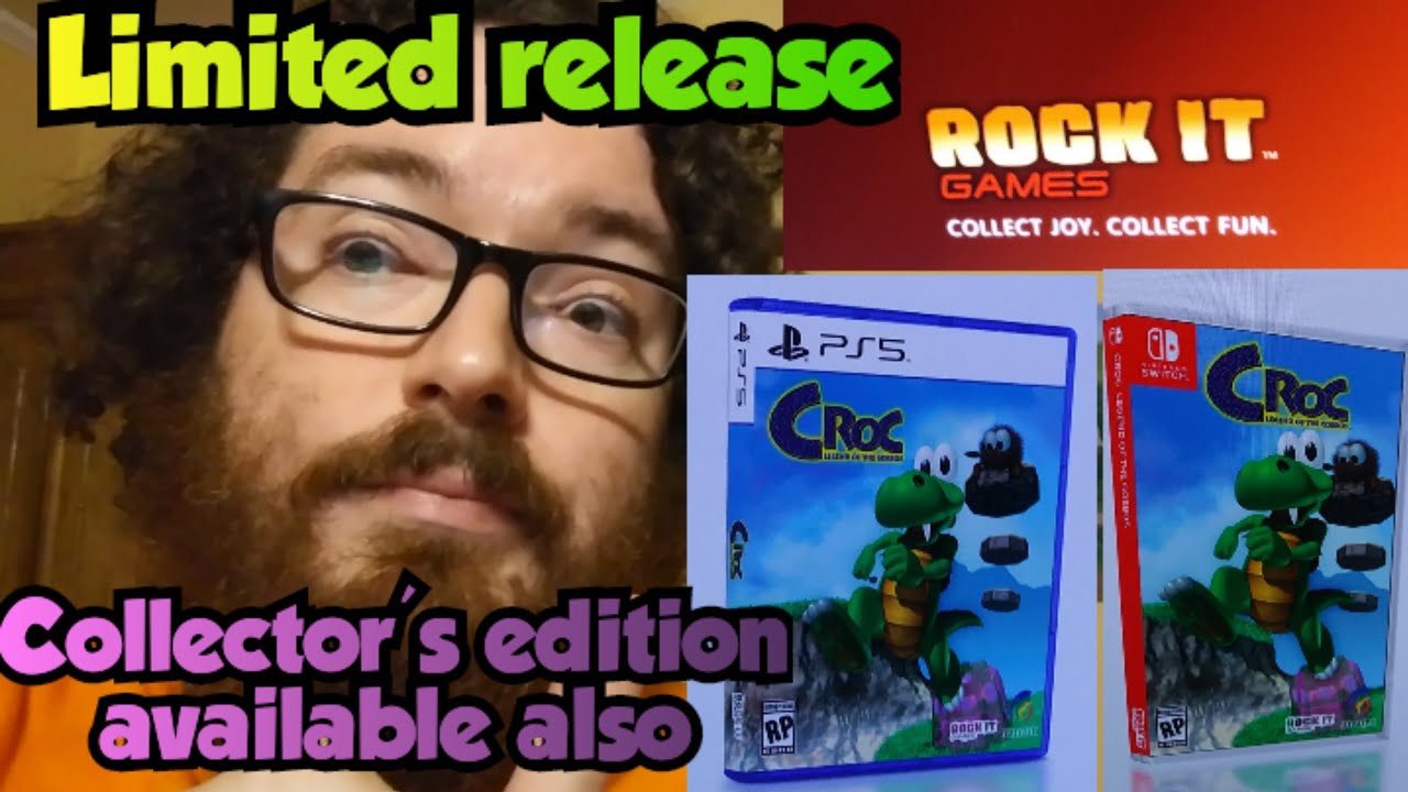 Croc Legend of the Gobbos Remasterd physical with rock it games. Switch ...
