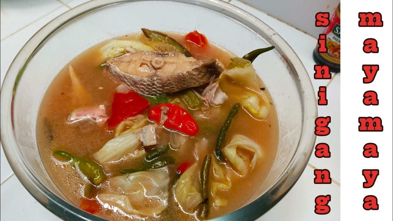 let's cook sinigang na maya maya /#fish #sinigang #soursoup / Nelia ...